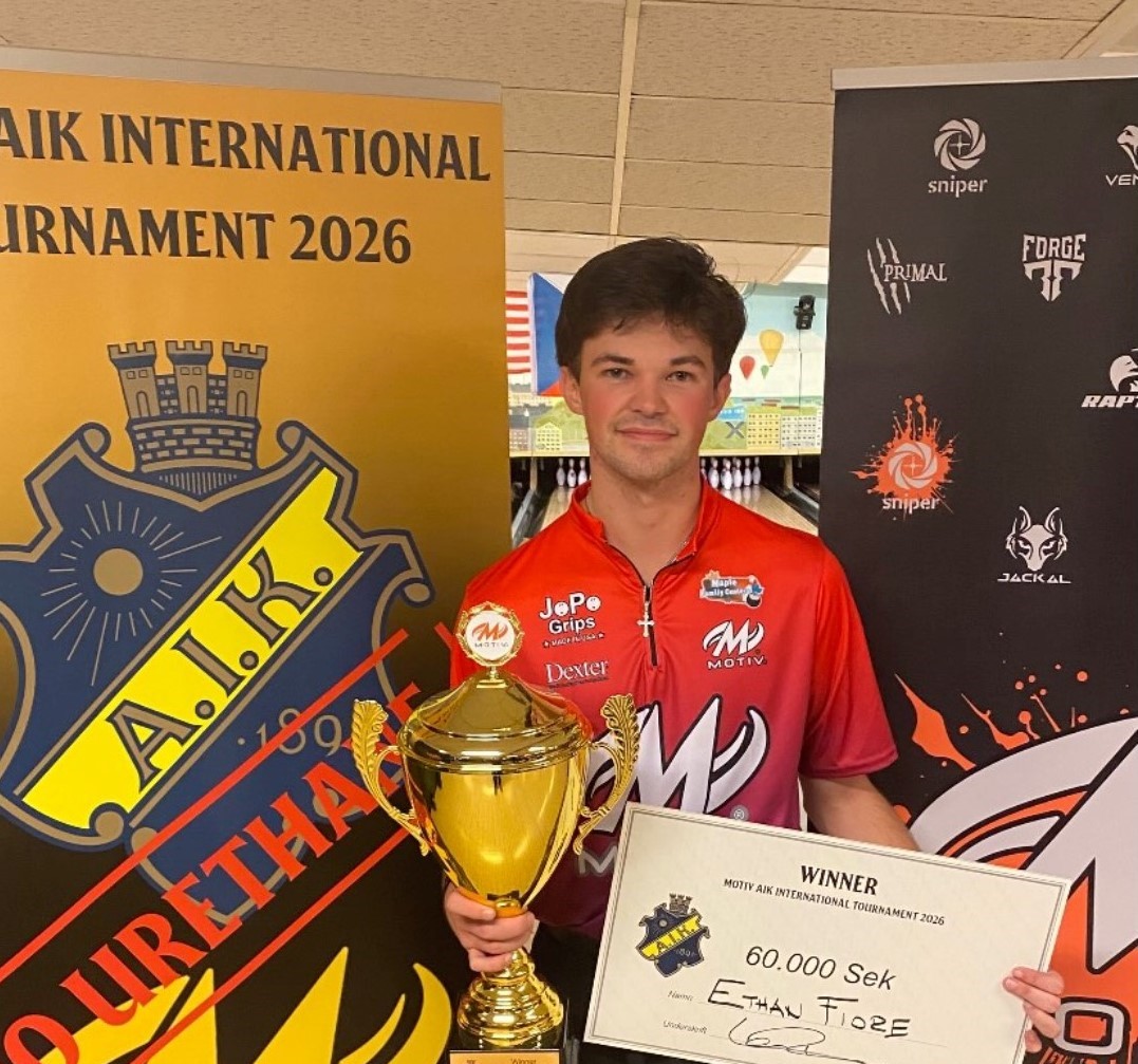 Ethan Fiore voitti AIK Tournamentin - Suomen Keilailuliitto